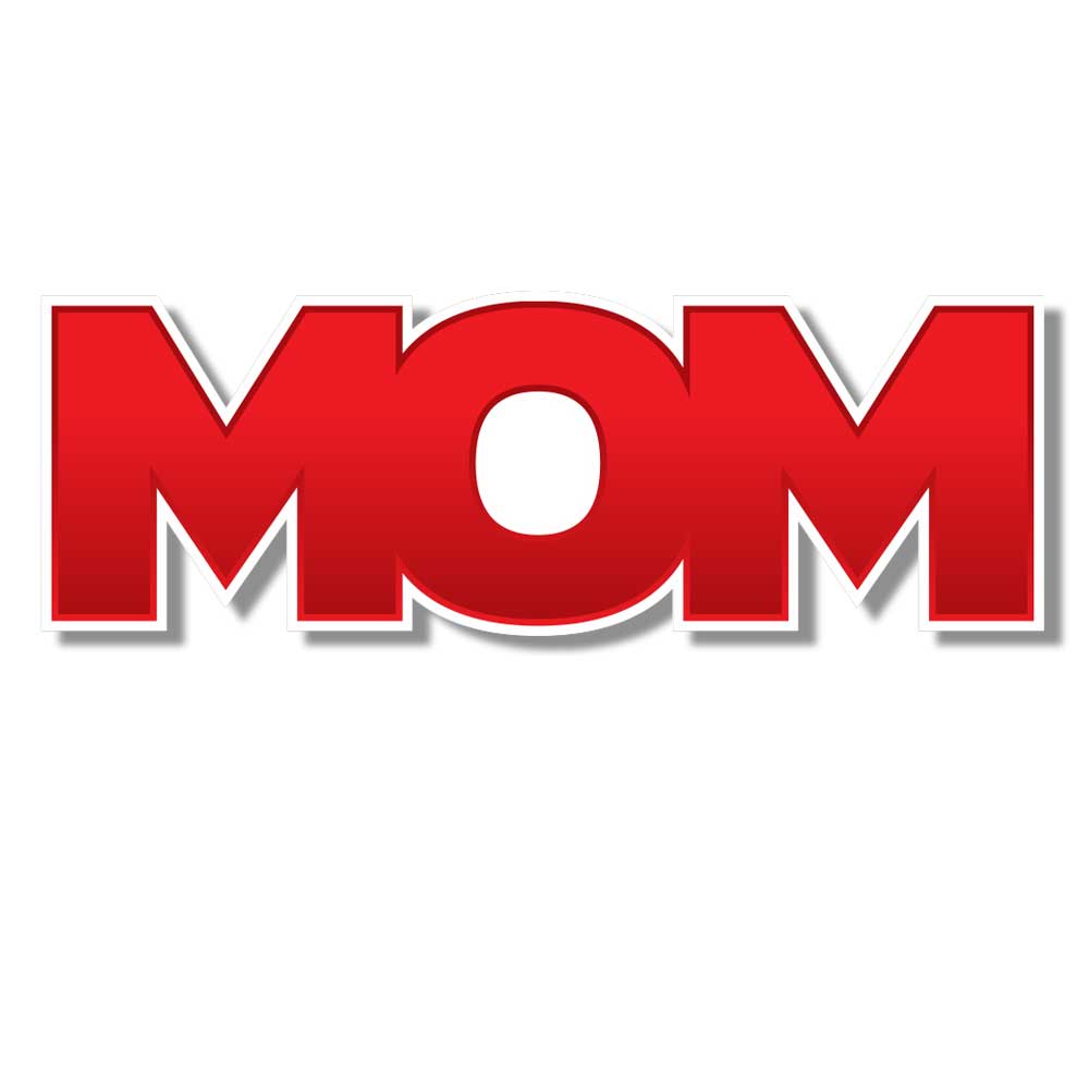 Mom Yard Letters - Red | SignWay