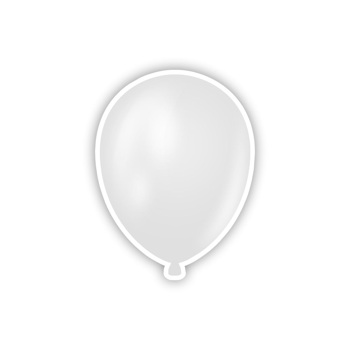 Soft White | Single Balloon | For Yard Decor | SignWay
