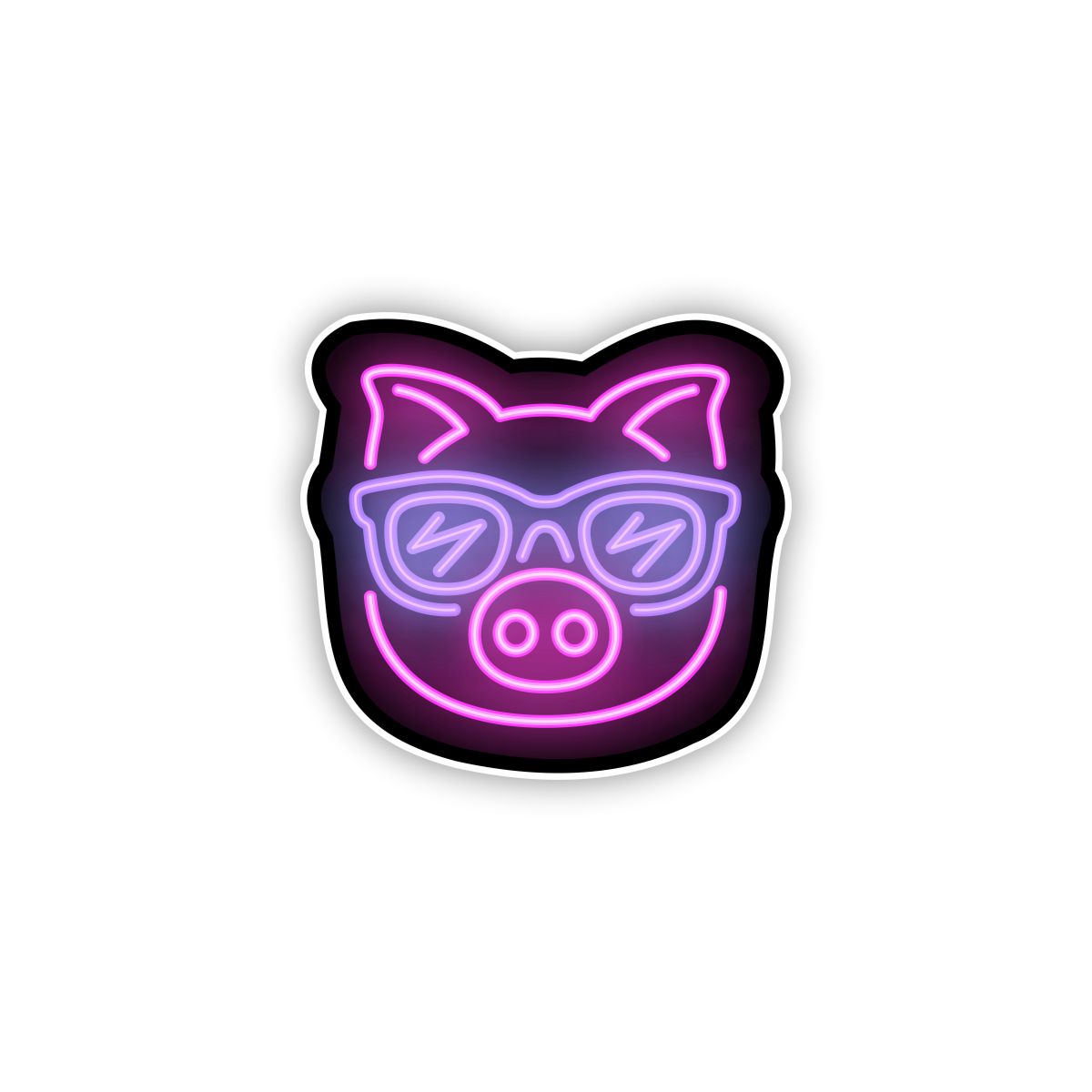 Neon Pig | Add On Yard Decor | Yard Card Art | SignWay